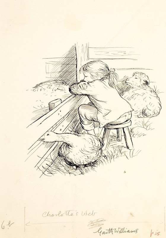 Original Illustrations of Charlotte's Web | Amusing Planet